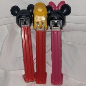 Pez | Toys | Vintage Disney Mickey Minnie Mouse Pluto Pez Dispensers ...